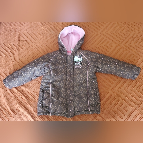 Hello Kitty | Jackets & Coats | Hello Kitty Sanrio Full Zip Puffer ...